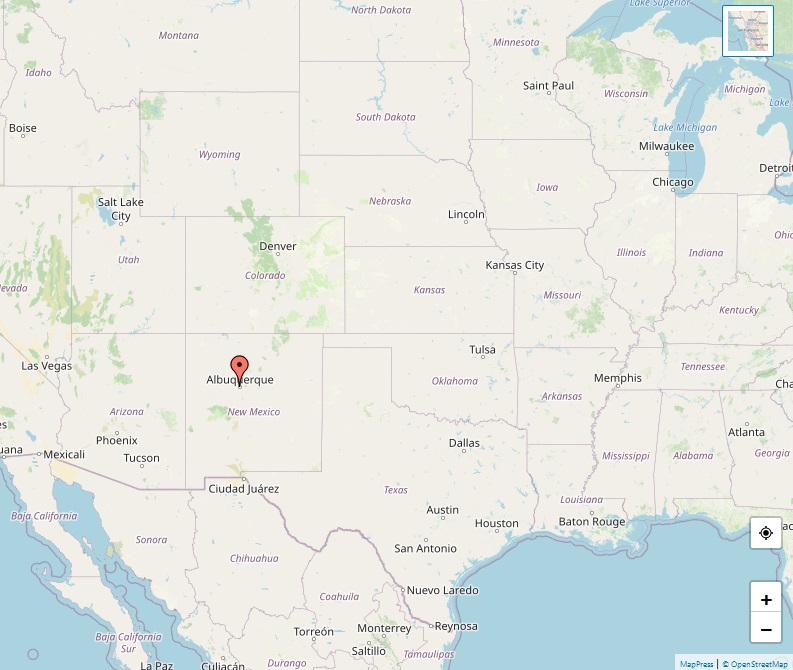 Albuquerque Us On A Map Elevation Of Albuquerque,US Elevation Map,